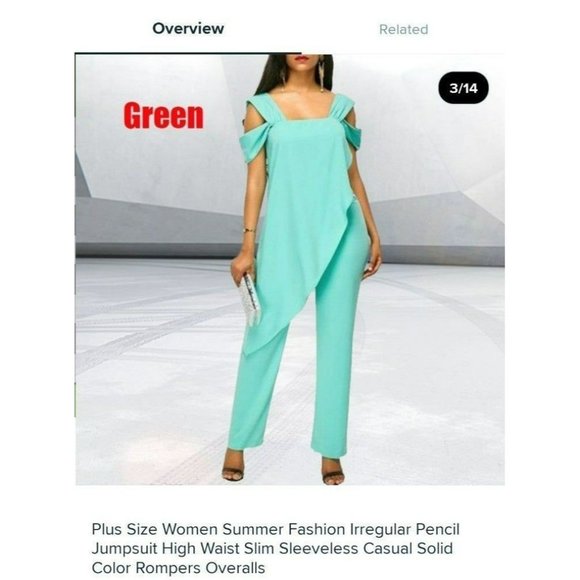 Rotita | Pants & Jumpsuits | Wedding Guest Teal Overlay Cold Shoulder ...